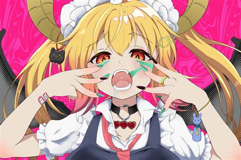 [100 ] Miss Kobayashis Dragon Maid Wallpapers