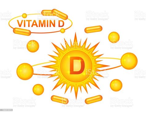 비타민 D 다이어트 식품 보충제 약 알약 캡슐과 노란 태양 의료 콜레 칼시 페롤 정제 화학 약국 종합 비타민 약제 미네랄 영양 공급 건강 관리 치료 벡터 비타민 D에 대한