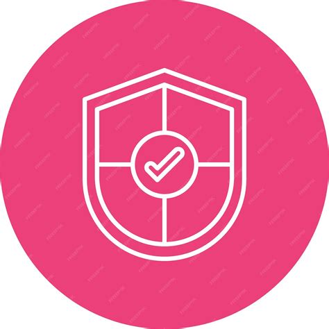 Premium Vector Security Shield Vector Illustration Style