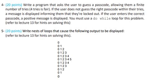 solved due april 7 cop 2220 spring 2020 assignment 4 all