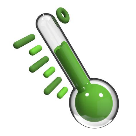 3d Render Of Thermometer 3d Glass Thermometer Ecology Theme 3d Rendering Illustration