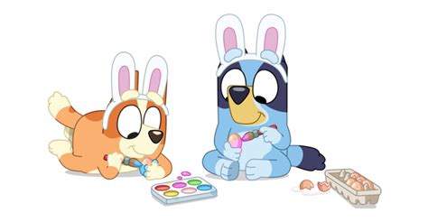 Bluey Easter Colouring Sheets Bluey Official Website