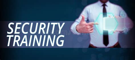 Sign Displaying Security Training Business Overview Providing Security