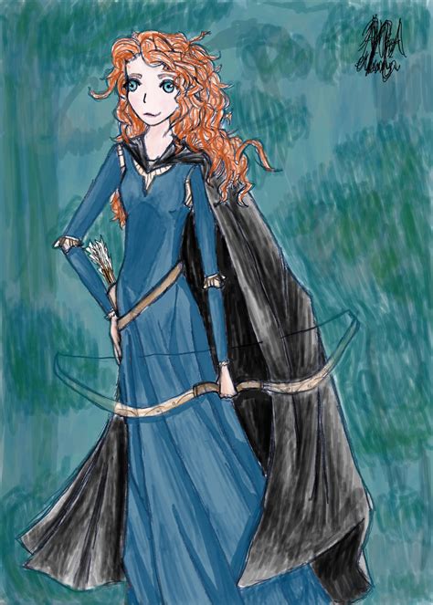 Merida Brave By Artemistheartist On Deviantart