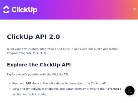 Clickup Api Api Details