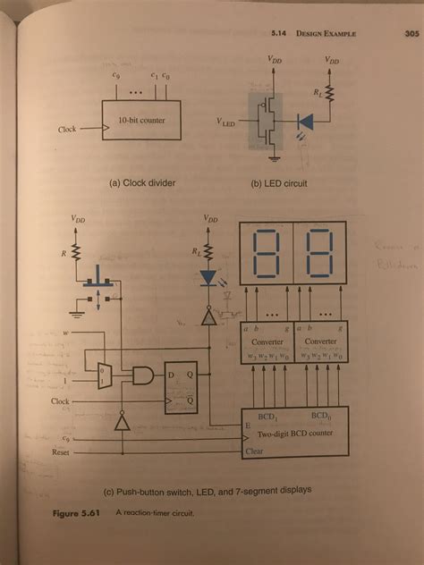reaction timer circuit feedback the textbook provides code i wrote 4 different versions of