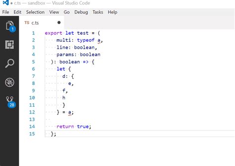 Indentation Formatting Nested Destructering Is Incorrect · Issue 16869 · Microsofttypescript