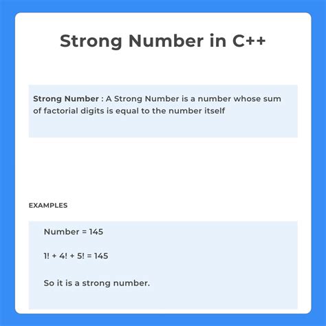 Strong Number Program In C Prepinsta
