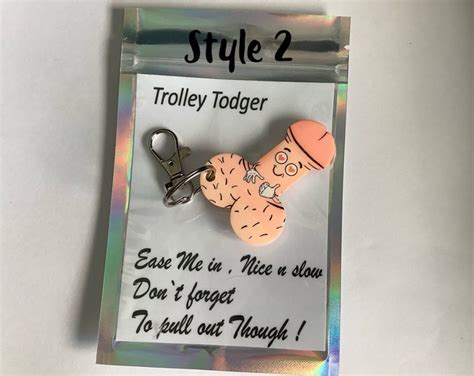 Novelty Love Eyes Willy Trolley Token Etsy Uk