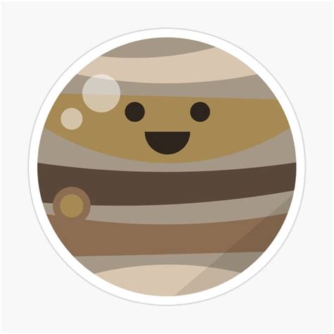 Cute Jupiter Planet Design By Beingthexelite Redbubble Jupiter