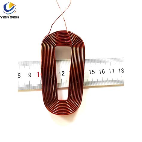 Customized Electric High Current Induction Flat Wire Coils Air Core
