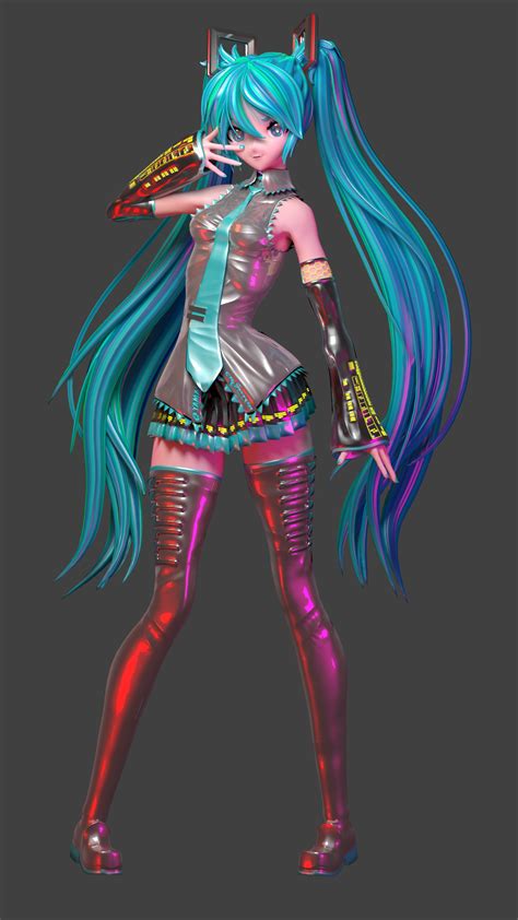 Hatsune Miku 2014 Model Dl By Lgsm1996 On Deviantart