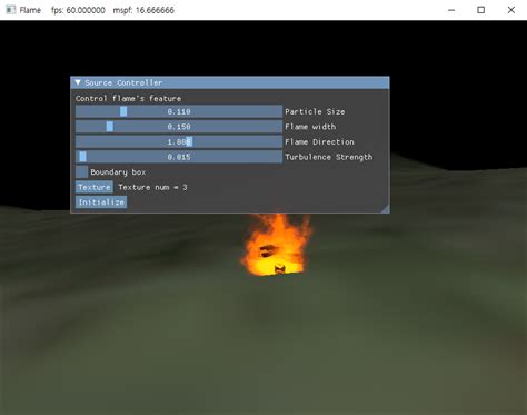 Github Kuleeeeflamesimulation Flame Simulation Based On The