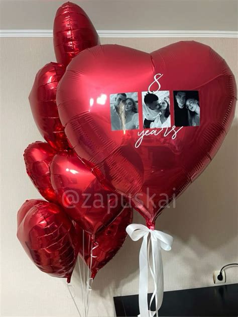 Набор воздушных шариков для него нее в 2024 г Гелиевые шары Воздушный шар День святого валентина