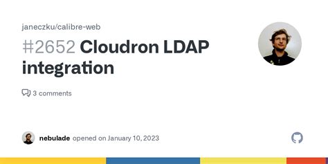 Cloudron LDAP Integration Issue 2652 Janeczku Calibre Web GitHub