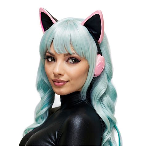 Cat Ear Costume Png Fuc64 Png Image