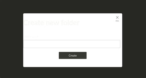 not see the character at the `create new folder` · issue 2234