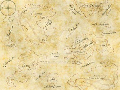 Map Of Elysia By Coreyrn On Deviantart