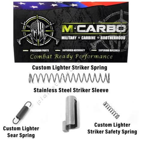 Mcarbo Springfield Hellcat Trigger Spring Kit And Stainless Steel