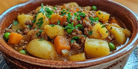 Hearty Ground Beef Stew Recipe