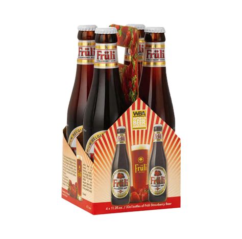 Fruli Strawberry Beer 4 X Bottle 330 Ml The Beer Man
