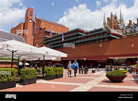 The Exterior Of The British Library Building In London United Kingdom