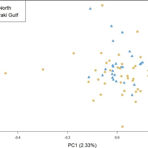 Principal Component Analysis Pca Plot Showing Genetic Clustering Of