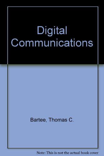 digital communications thomas c bartee hardcover 0672224720