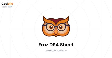 fraz dsa sheet codolio