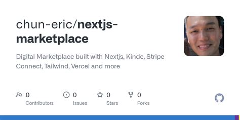 github chun eric nextjs marketplace digital marketplace built with
