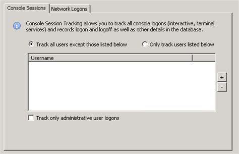 Using Logonlogoff Tracking Step 3 Eventsentry