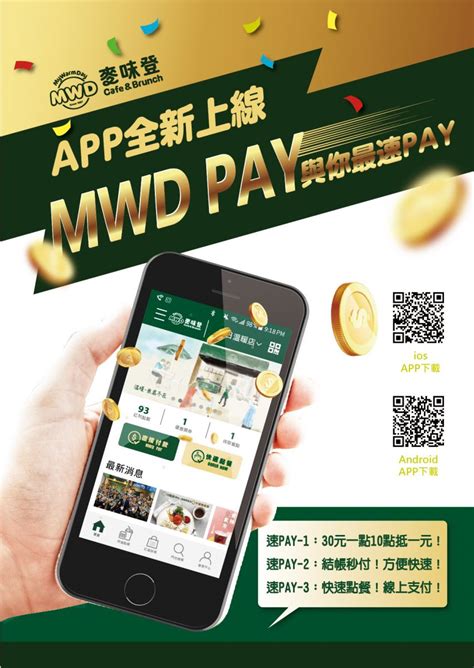 麥味登 活動消息 最新訊息 品牌活動MWD APP全新上線 MWD PAY與您最速PAY