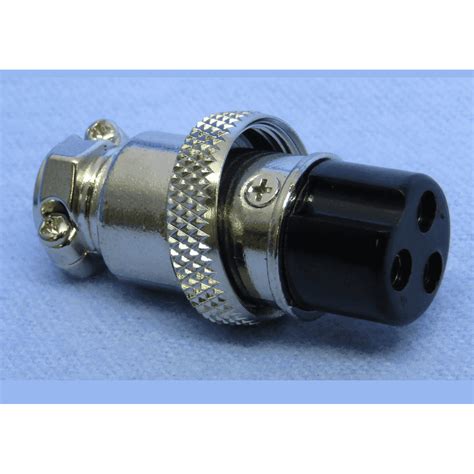 3 Pin Inline Female Mobile Connector Tri Tek Electronics