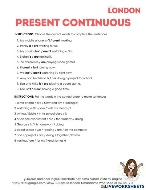 Present Continuous 7933233 Andy Acme Liveworksheets