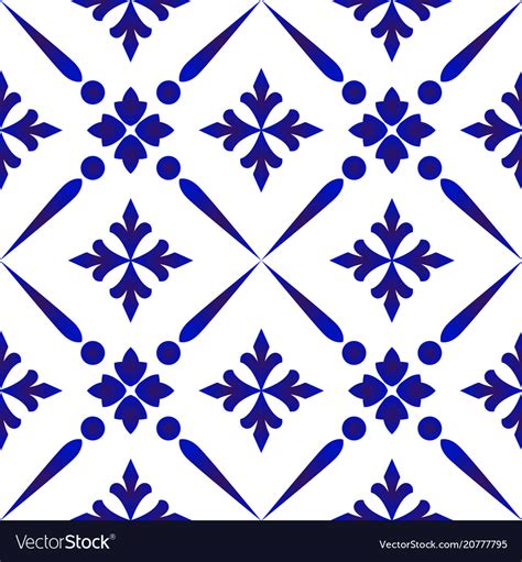 Tile Pattern Royalty Free Vector Image Vectorstock