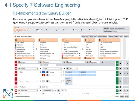 Preview Of Specify 770 Release July 2022 Announcements And News