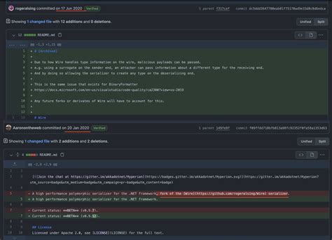 do not use wire insecure deserialization · advisory · asynkron wire · github