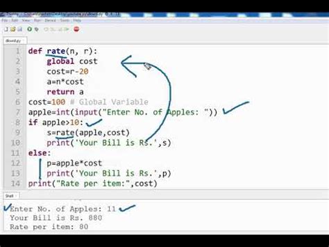 Use Of Global Keyword In Python YouTube