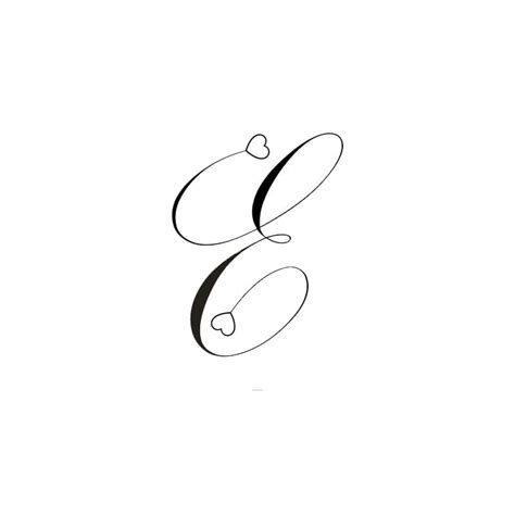 Printable Letter E Cursive Font Free Download And Print For You