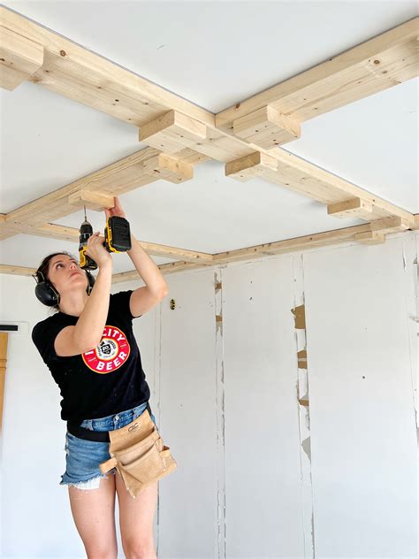 How To Build A Suspended Coffered Ceiling Designs