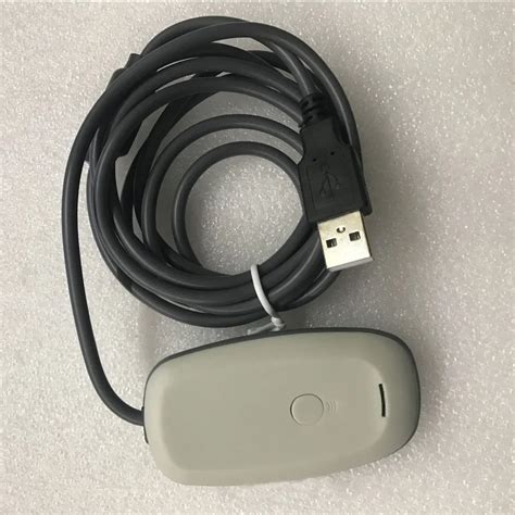 PC Wireless Controller Gaming USB Cable Converter Receiver Adapter For Microsoft XBOX White