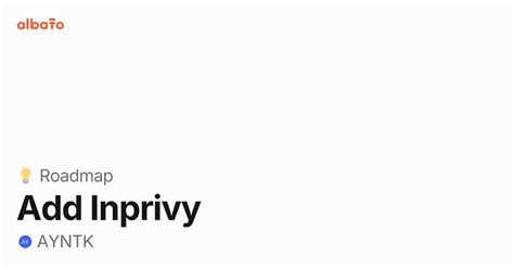 Add Inprivy 💡 Roadmap Albato