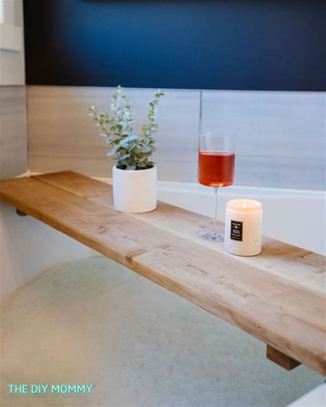 Make A Simple Diy Bathtub Tray Easy Beginner Project Cozy Diy Home