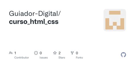Github Guiador Digitalcursohtmlcss
