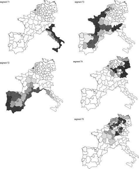 Spatial Location Of The Geographic Segments Spatial Contiguity Model Download Scientific Diagram