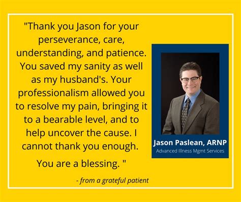 ⭐ Caregiver Spotlight Jason Paslean Arnp ⭐ Kadlec