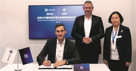 Zf And Foton Expand Strategic Partnership To Hybrid Transmission For China Market Zf