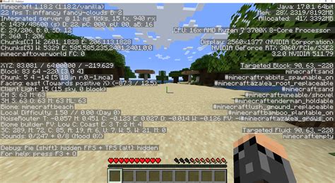 [java] fresh installation of minecraft vanilla 1 18 2 running at ~30