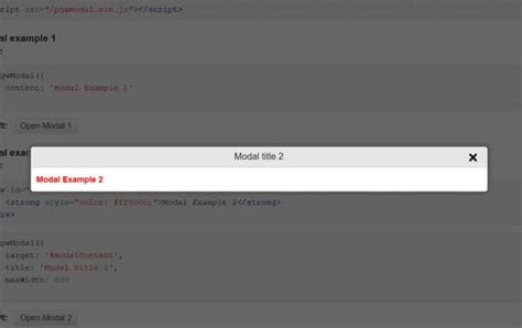 20 Best Javascript Modal Window Plugins Css Author