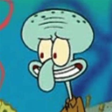 Squidward Smiling